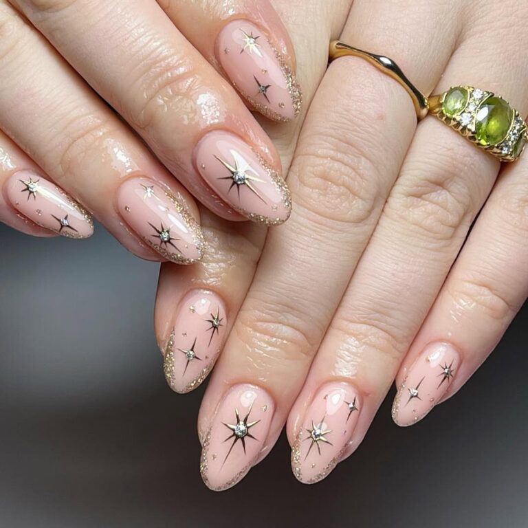 12 Celestial Nail Ideas That’ll Help You Reach The Stars - Happy & Spice
