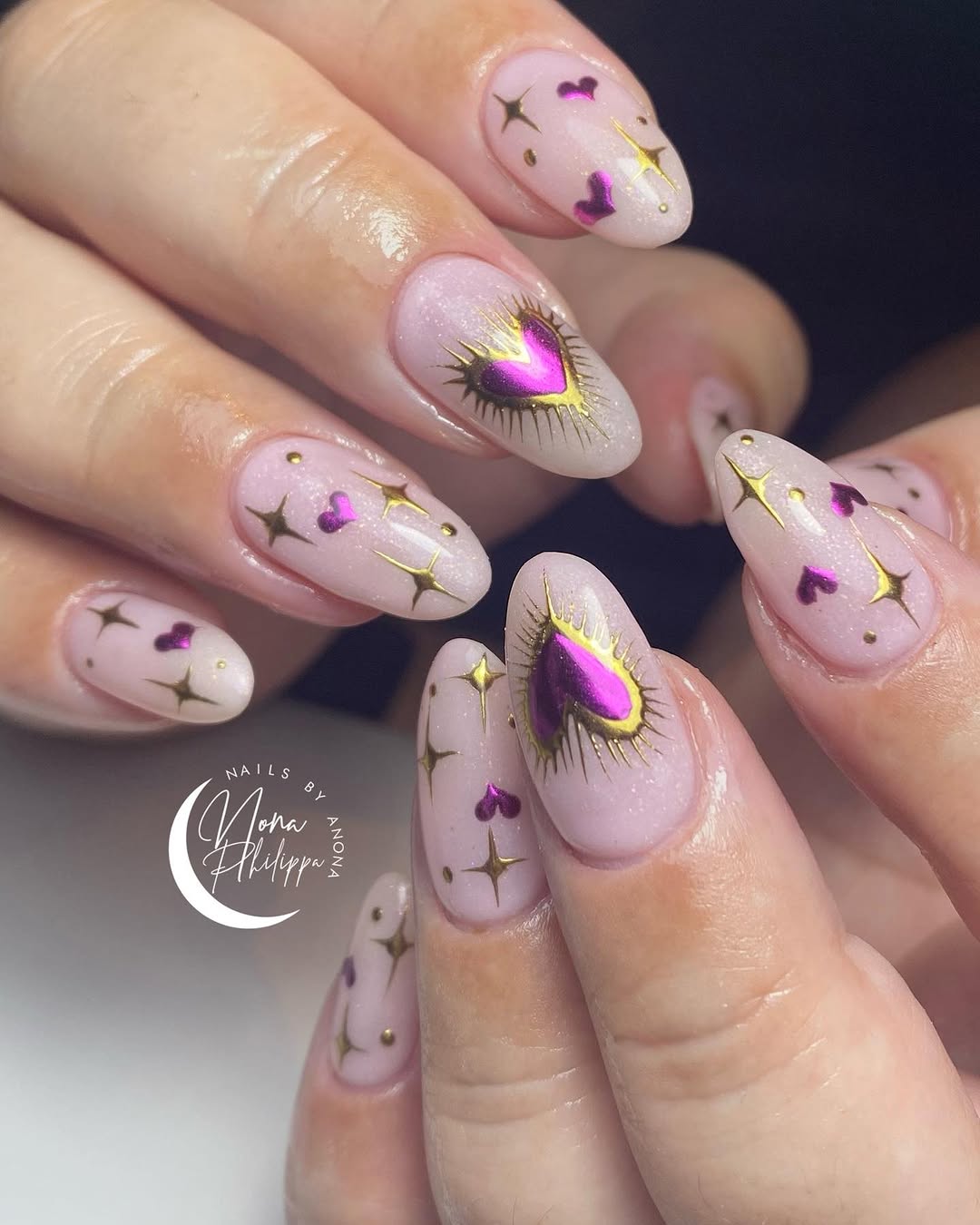 12 Celestial Nail Ideas That’ll Help You Reach The Stars - Happy & Spice